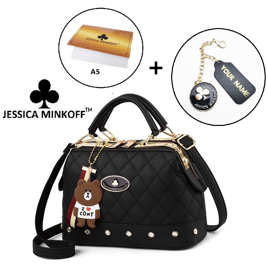 JM3871 (JESSICA MINKOFF) Manik Handbag Multi Compartment Women Sling ...