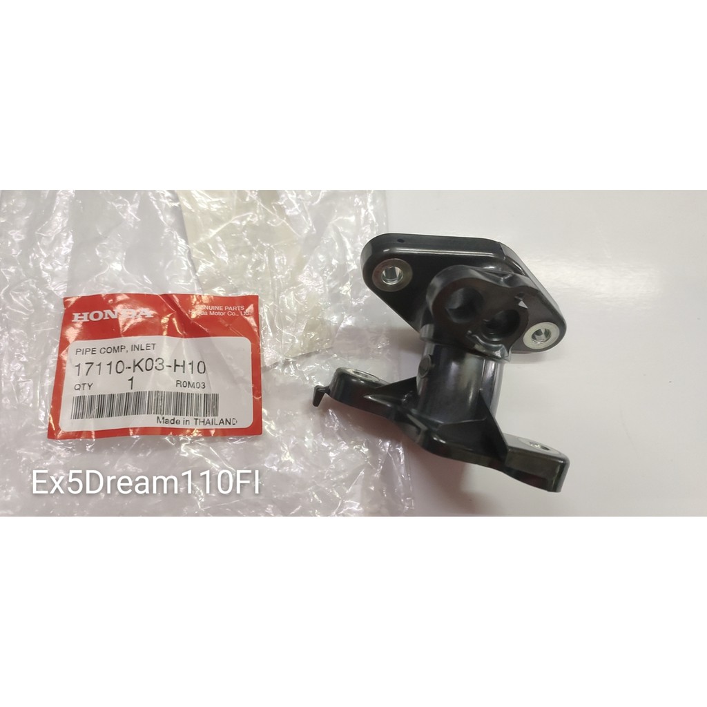 CARBURETOR PIPE INTAKE-HONDA EX5 DREAM110-FI-GENUINE HONDA 17110-K03 ...