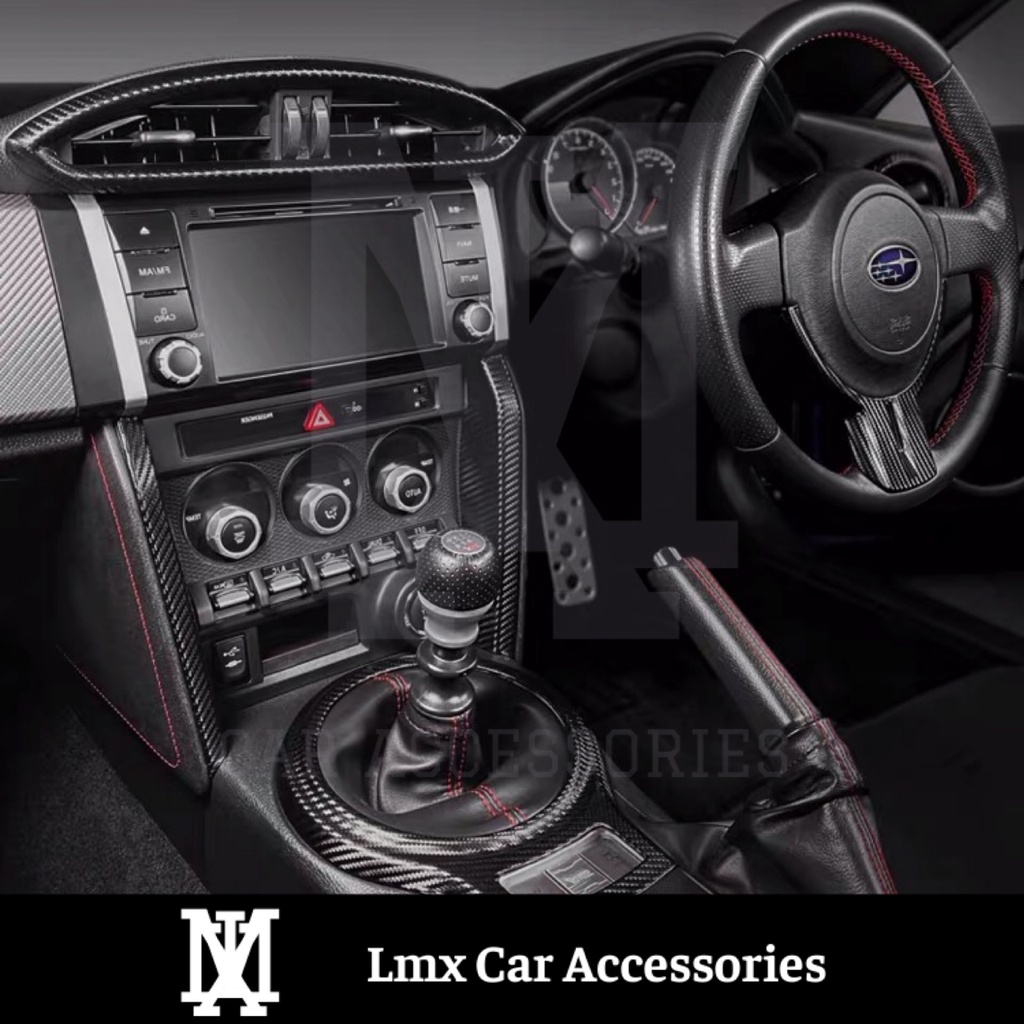 Toyota GT86 Subaru BRZ Interior Carbon Fiber Gear Panel Cover Door ...