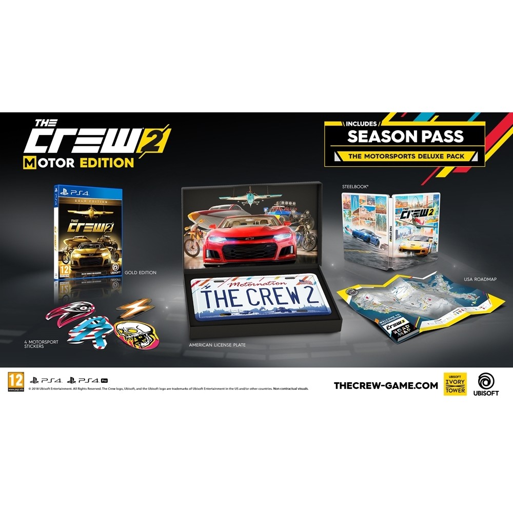 PS4 The Crew 2 Motor Edition (R3) (ENG/CHI) | Shopee Malaysia