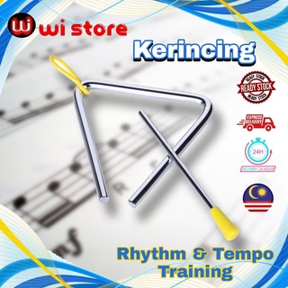 Triangle Bell 6" And Beater Musical Percussion Instrument / Alat Muzik ...