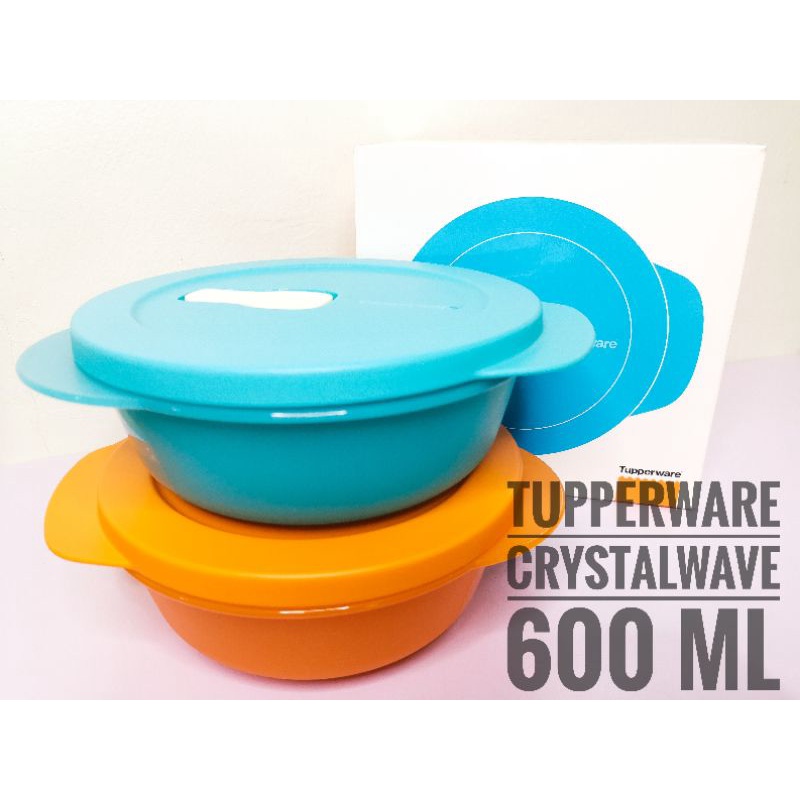 [READY STOCK] TUPPERWARE CRYSTALWAVE (2)600 ml | Shopee Malaysia
