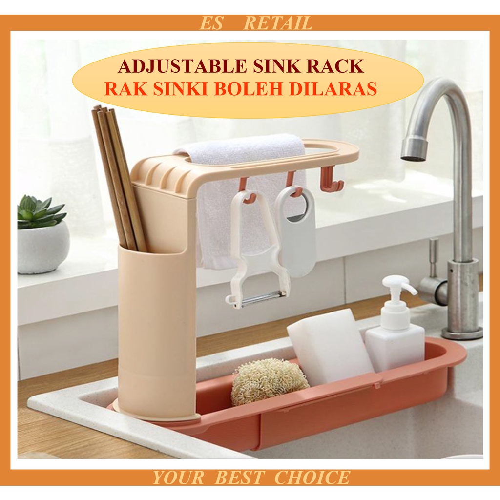 Sink rack, adjustable basin drainer, telescopic sink rack, basin rack ...