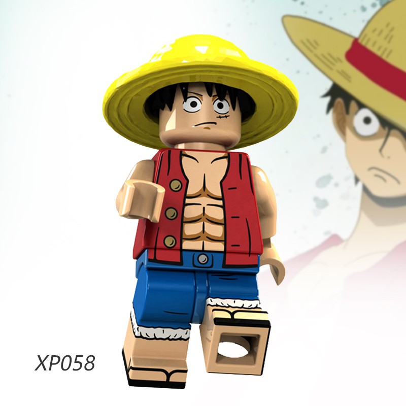 XP058 Cartoon Anime Minifigures Luffy Building Blocks Toys for Children ...
