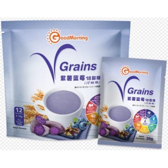 Good Morning VGrains 18 Grains 360g (12sachets x 30g ) Exp Nov 2022 ...