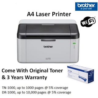 Brother HL-1210w Wireless Monochrome Laser Printer (Similar LBP6030w ...