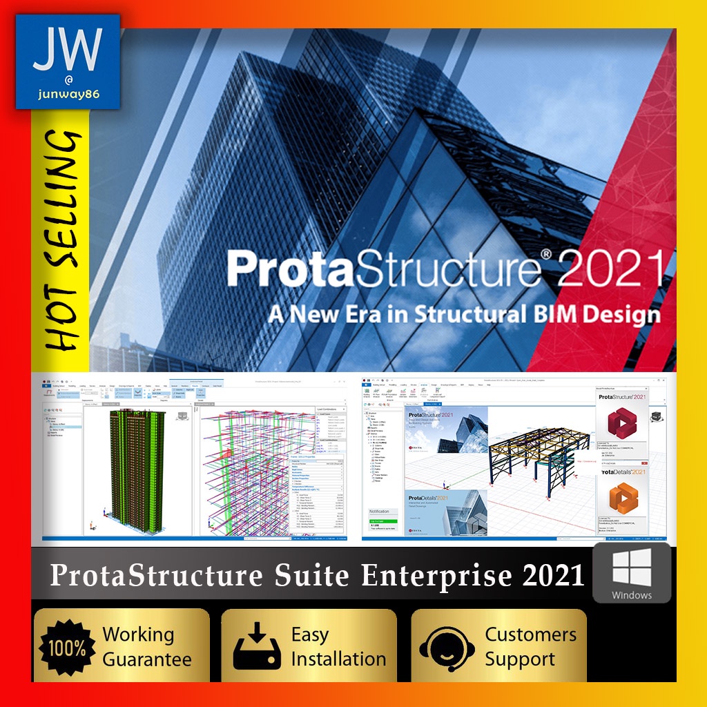 ProtaStructure Suite Enterprise 2021 - Structural Engineering Software (Full Version with ...