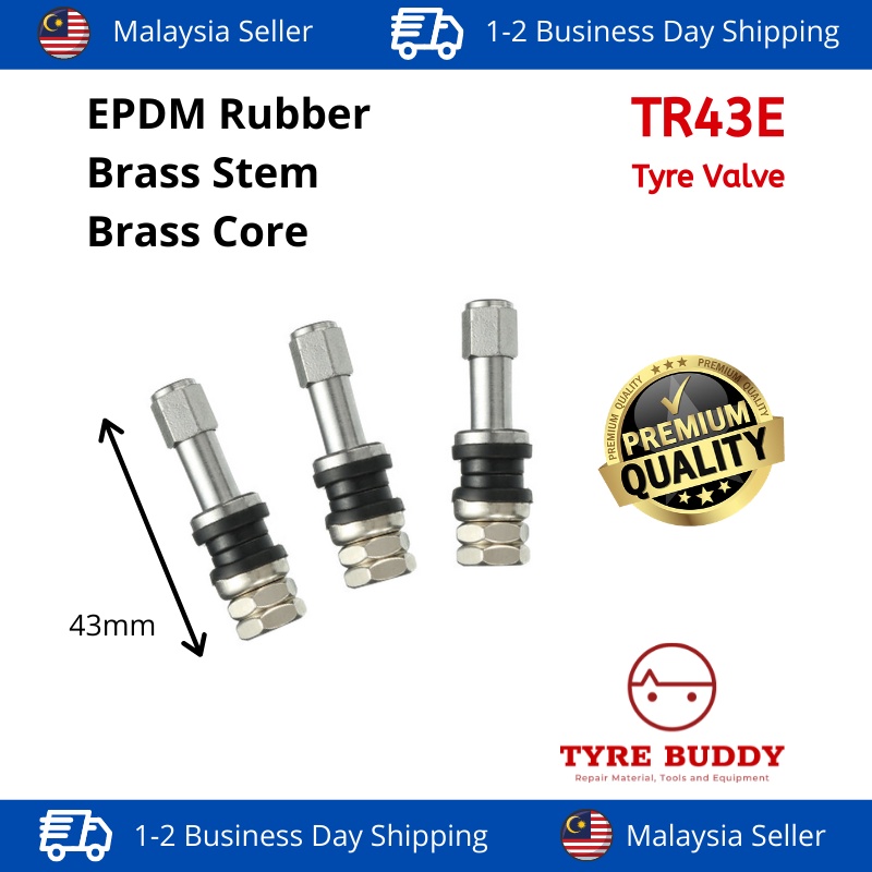 [100PCS] TR43E Tyre Valves; Tayar Valve; Passenger Car | Shopee Malaysia