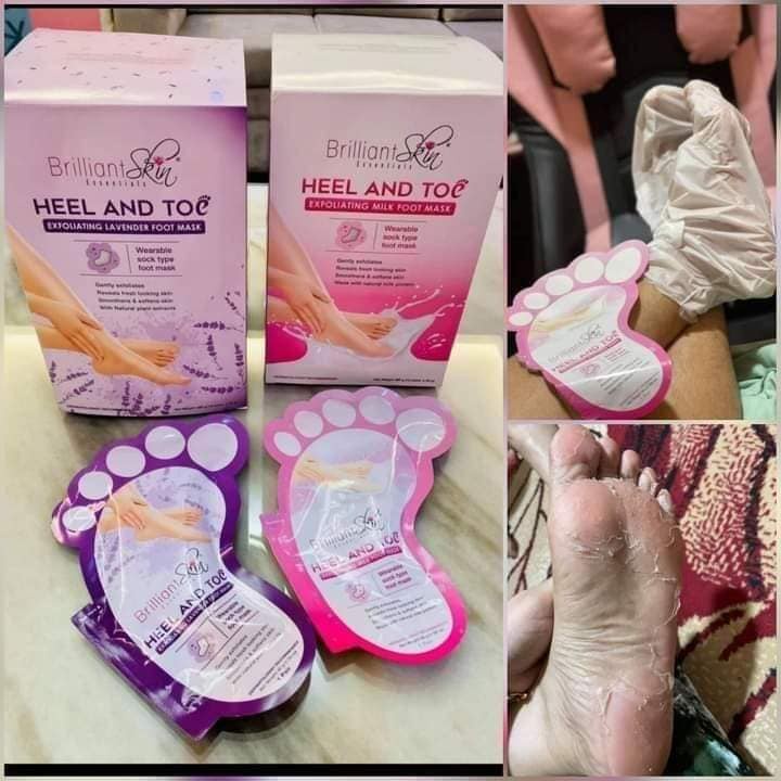 BRILLIANT HEEL AND TOE FOOT MASK MASKER KAKI | Shopee Malaysia