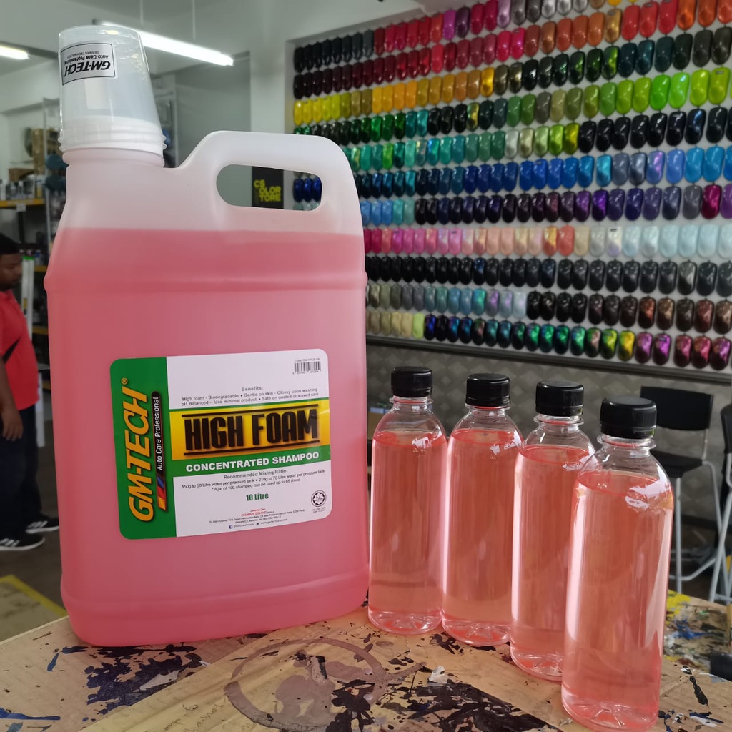 GM-TECH HIGH FOAM CONCENTRATED CAR SHAMPOO (350ml) | Shopee Malaysia