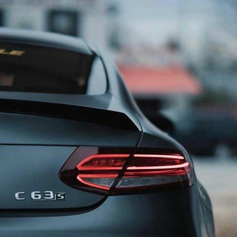 Rear Skirt C63 W204 AMG Splitter Pair Black Mercedes Benz Brabus Rear ...