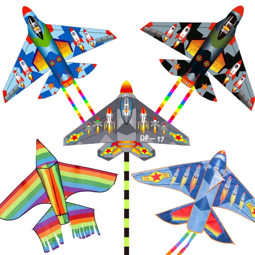 children plane kite string line for kids fighter kite outdoor toys wind ...