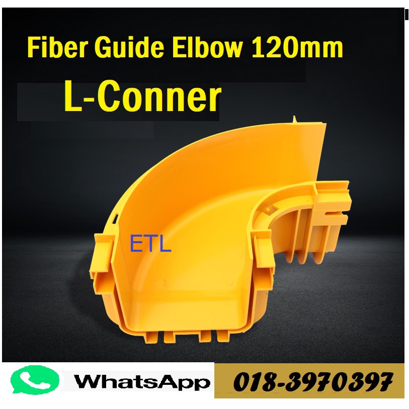 L-Conner Fiberguide raceway fiberrunner yellow trunking Horinzon elbow ...