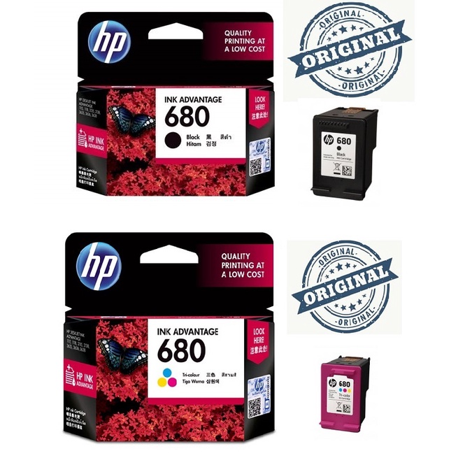 [ORIGINAL] HP 680 INK CARTRIDGE [READY STOCK] | Shopee Malaysia