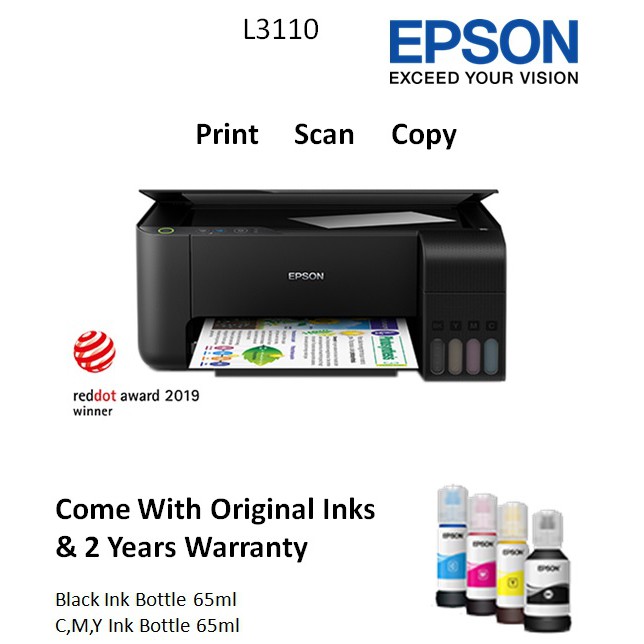 Epson ecotank l3110 all-in-one ink tank printer 3110 | BeeCost
