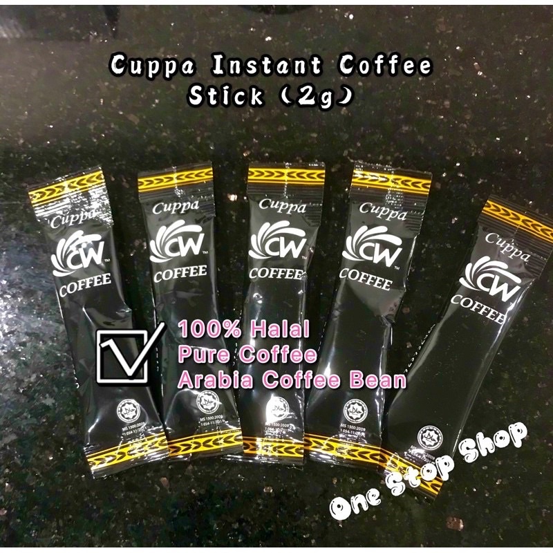 Cuppa Instant Coffee Stick (2g X 50 / 100 sticks) | Shopee Malaysia