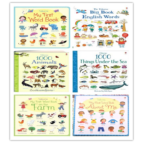 Usborne my first word / Big book (BOARDBOOK) | Shopee Malaysia
