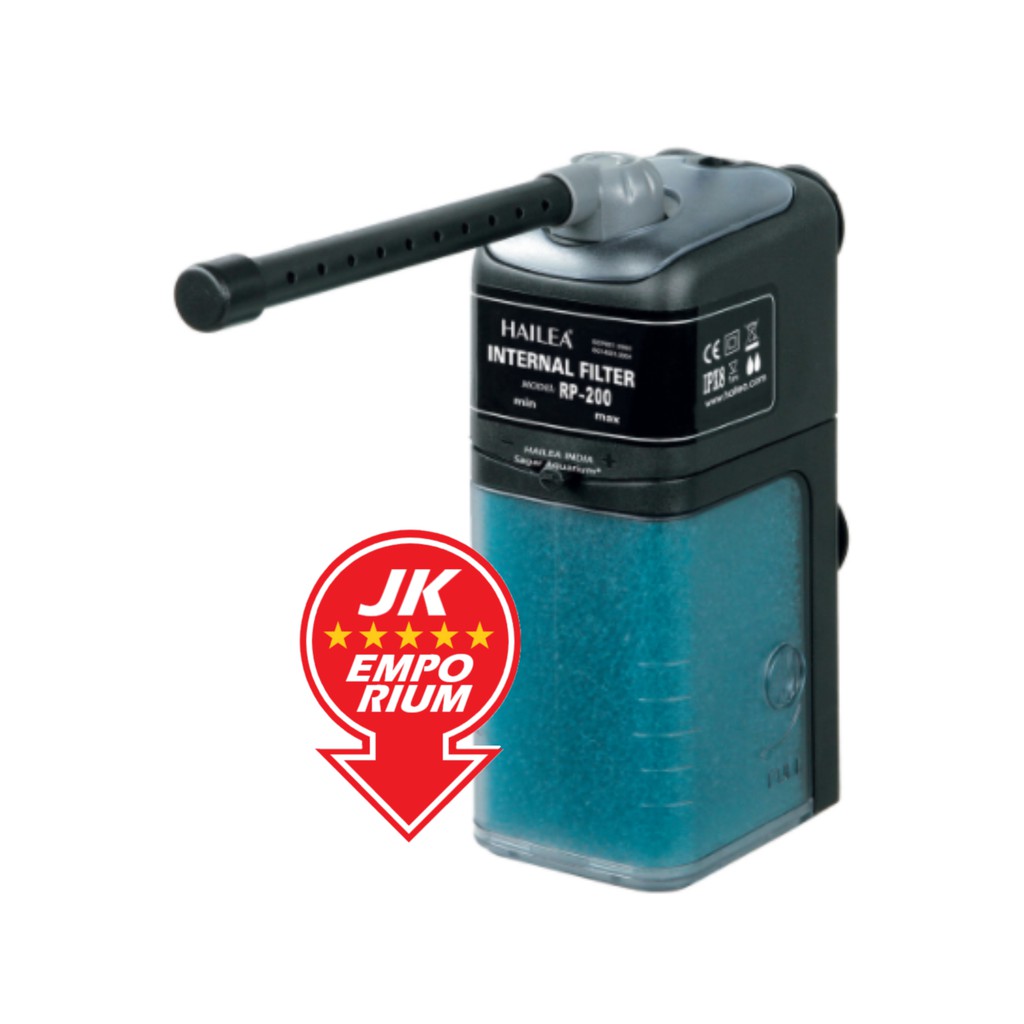 Hailea Submersible Aquarium Internal Power Filter Sponge Adjustable ...