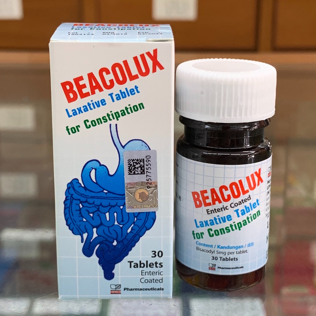 Gaviscon Liquid Beacolux laxative tablets 美可乐 通便丸 消除便秘清理肠胃(30 tablets ...