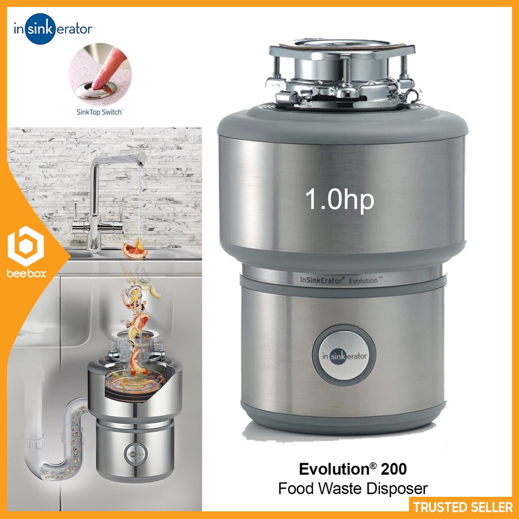 InSinkErator Evolution 200 Sink Waste Disposer/Disposal 1.0hp Undersink ...