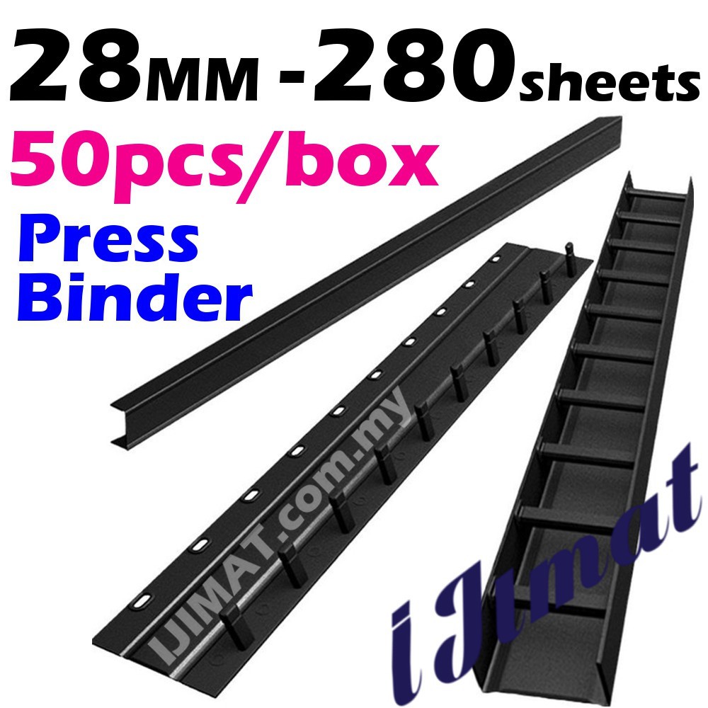 28MM Press Binder / Binding Strip / Lock Binder / Press Binding Comb ...