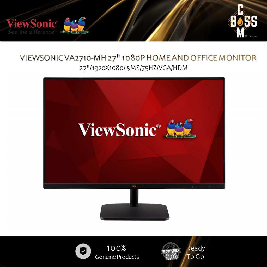 *HOT MODEL* VIEWSONIC VA2710-MH ( 27"/1920X1080/ 5MS/75HZ/VGA/HD MI ...
