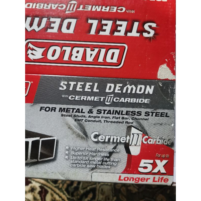 Diablo D0748cf Steel Demon 7 1 4 Or 6 1 2 Inch 48 Teeth Metal And