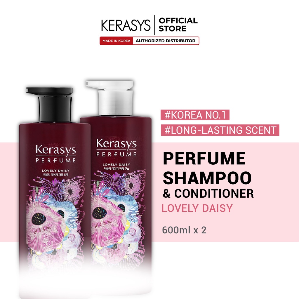 Kerasys Perfume Lovely Daisy Shampoo & Conditioner 1 Set | Shopee Malaysia