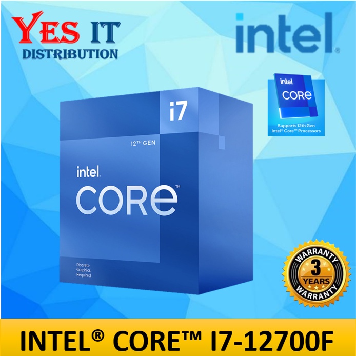Intel Core i7-12700F 2.1 GHz 12-Core LGA 1700 12th Gen Processor | Shopee Malaysia