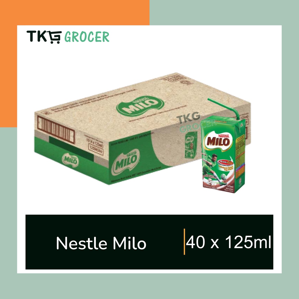 Nestle Milo Activ-Go / Milo Kotak 40 x 125ml | Shopee Malaysia
