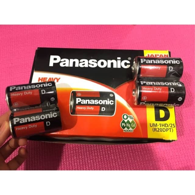 Panasonic Heavy Duty Size D Battery /ORIGINAL/12 Pack / Box (24pcs Battery) | Shopee Malaysia