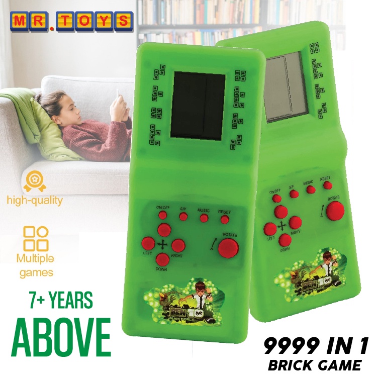 9999 in 1 Tetris Brick Games Classic Retro Nostalgic Multigame Station ...