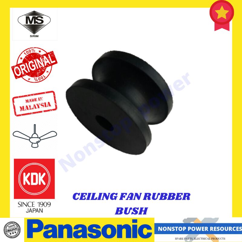 KDK Panasonic Ceiling Fan Rubber Bush / Getah Kipas Siling | Shopee ...