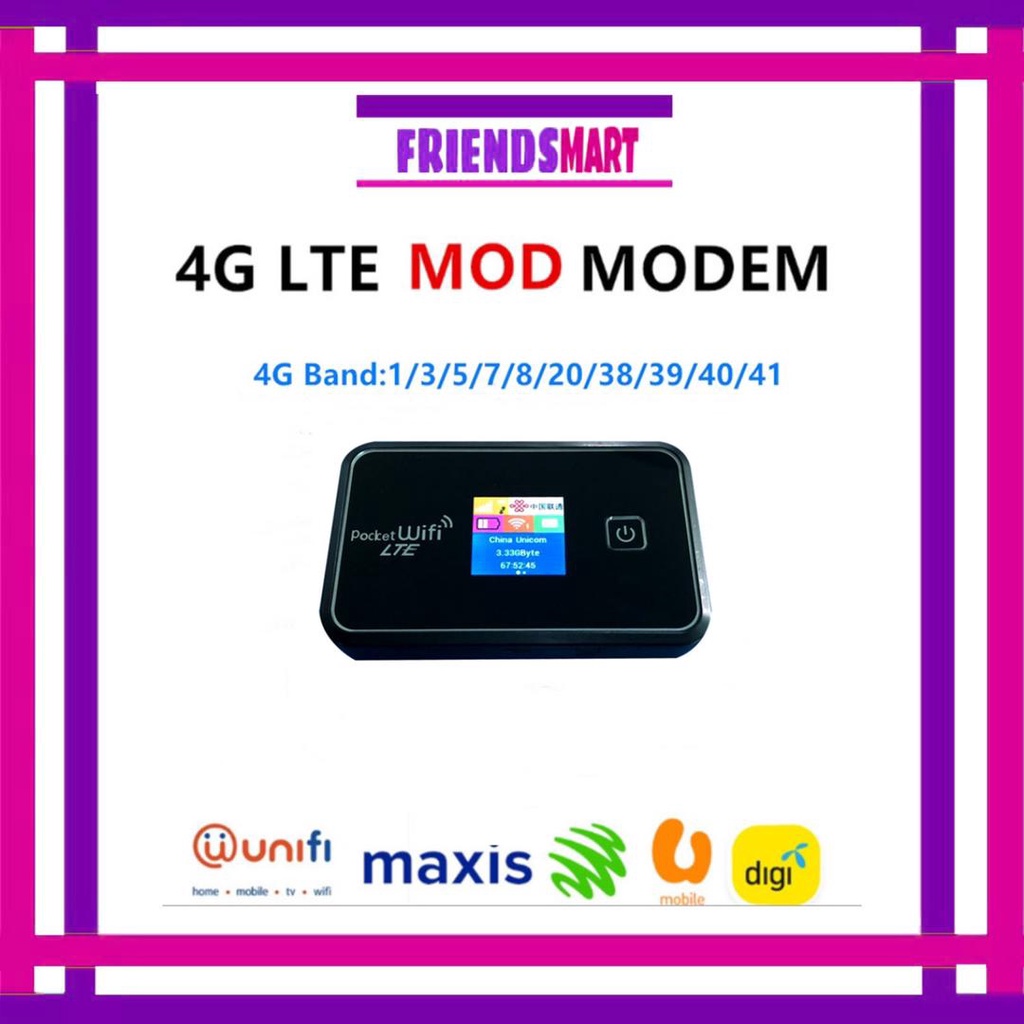 🔥READY STOCK🔥Modified Unlimited 4G LTE pocket WiFi R905🔥 router ...