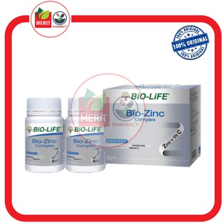Bio-Life BioLife Bio Life Bio-Zinc Complex (30Sx2) ORIGINAL | Shopee ...
