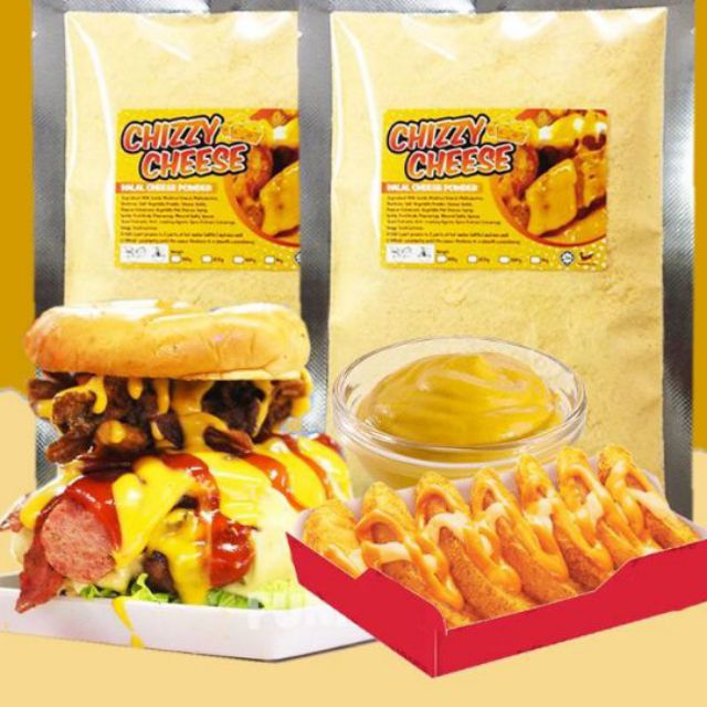 Cheese Powder (200g) Original or Spicy Cheezy Wedges Nacho Original ...
