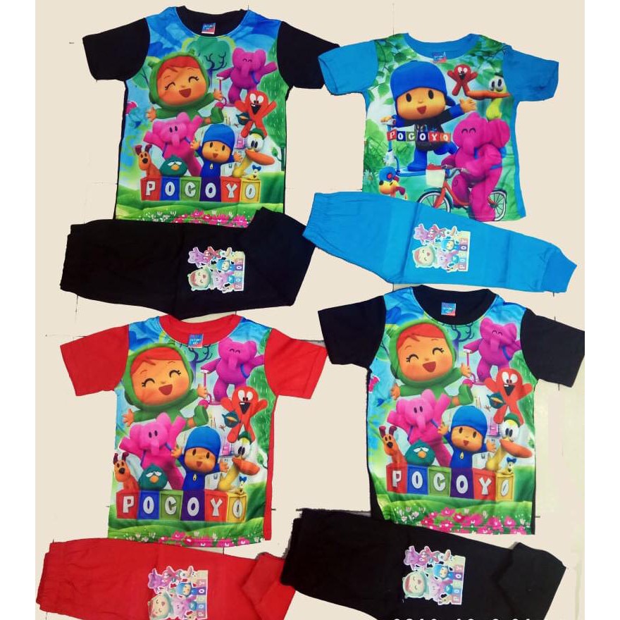 9194 - POCOYO PYJAMAS Children's Set Pyjamas Kids Cotton Jersey ...