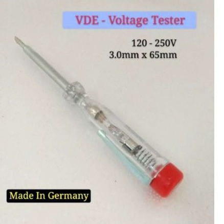 Test pen VDE voltage tester 3.0mm x 65mm ( Made in Germany ) | Shopee ...