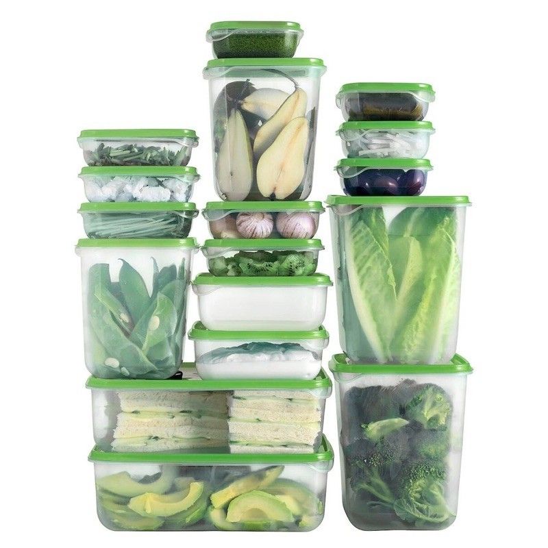 IKEA SET 17 PCS TUPPERWARE FOOD CONTAINER / BEKAS MAKANAN IKEA | Shopee ...