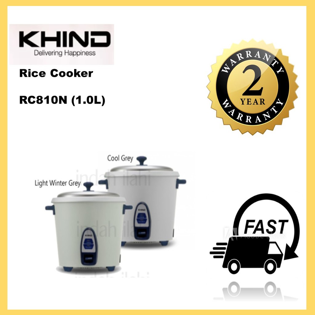 KHIND RICE COOKER RC810N (1.0L) | Shopee Malaysia