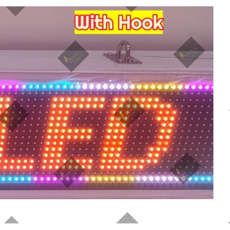 Hook for LED Signboard/running board/signage (random design) | Shopee ...