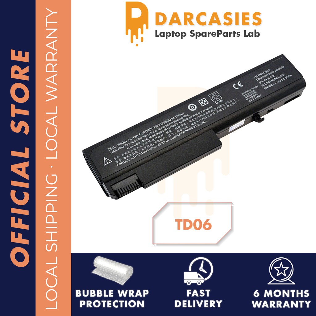 HP EliteBook 6830P 6930p 8440p 8440w TD06 ProBook 6440b 6445b 6530b ...