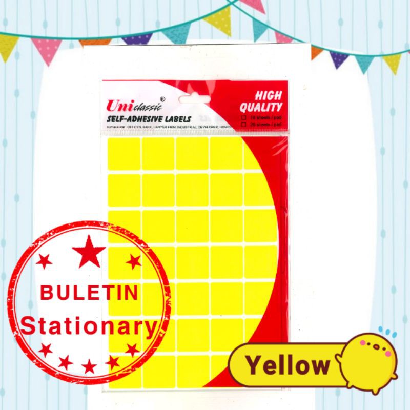 Self Adhesive Labels (25mm*25mm) | Shopee Malaysia