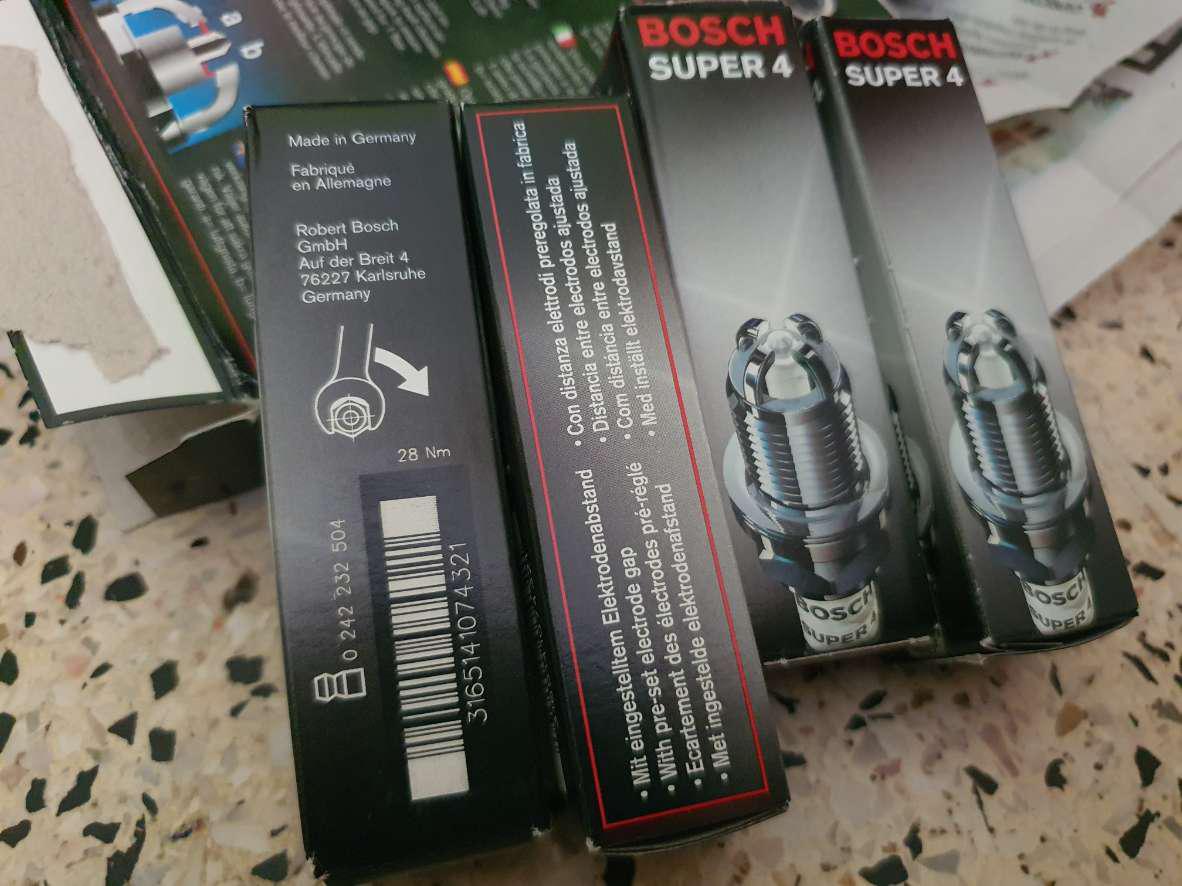 BOSCH SUPER 4 SPARK PLUG PROTON SAGA ISWARA 12V WIRA 1.3 1.5 (4PCS ...