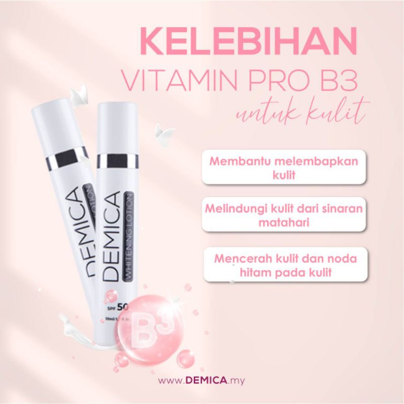 Demica Whitening Lotion 💯 Original dari HQ | Shopee Malaysia