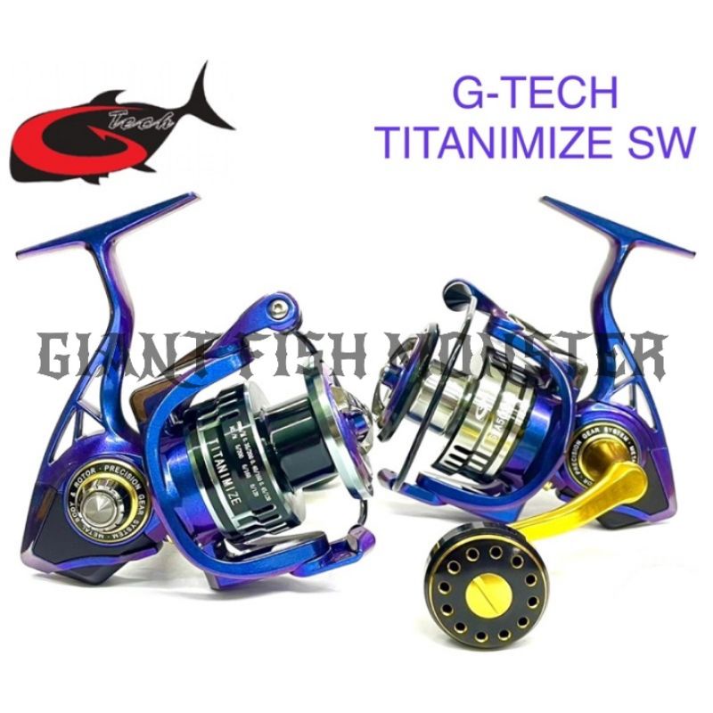 2022 New G-tech TITANIMIZE -SWA ( full metal body)Spinning jigging reel ...