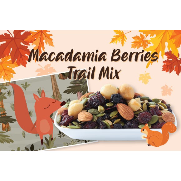Macadamia Berries Trail Mix (120gram) | Shopee Malaysia