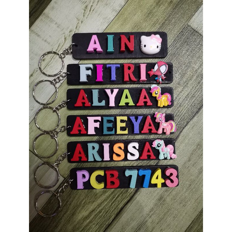 wooden keychain viral ‼️ | Shopee Malaysia