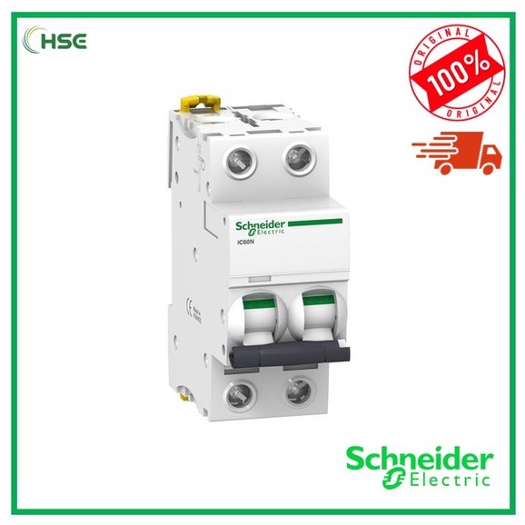 [A9F74210] Schneider Electric Acti9 iC60N 2P 10A MCB C Curve - HSE | Shopee Malaysia
