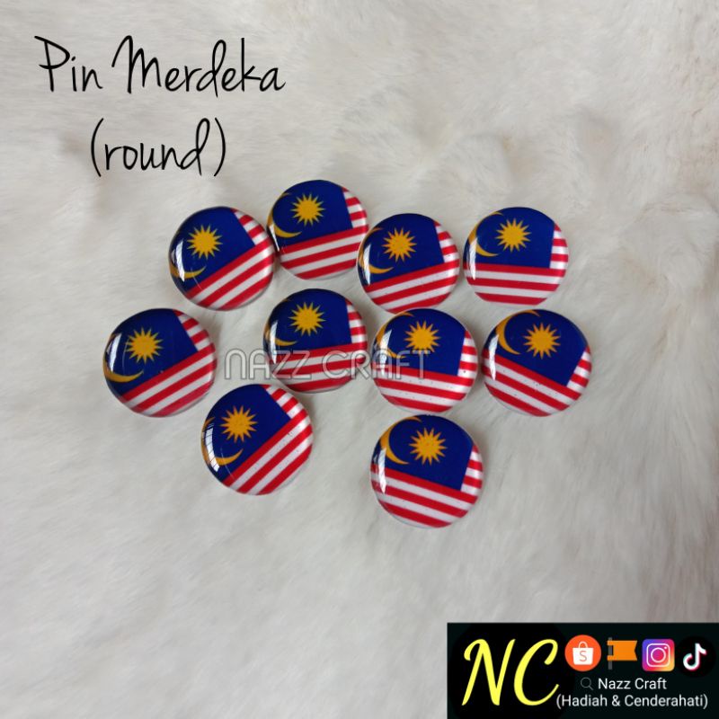 Pre order Pin Merdeka (10pcs) | Shopee Malaysia